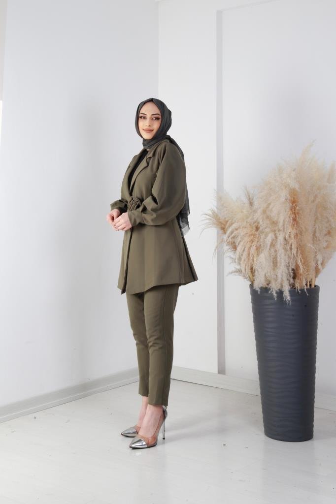 Emel Ceket Takım - Abiye Sultan-Tesettür Giyim-Abiye Modeller